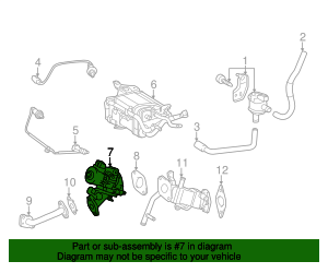 2011-2017 Lexus CT200h Egr Valve 25620-37120 | OEM Parts Online