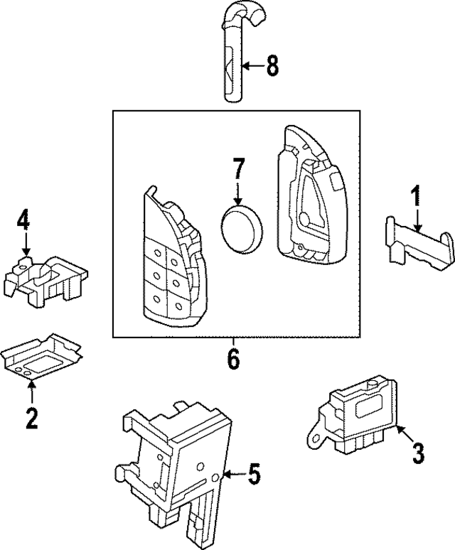 2024 GMC Hummer EV SUV F (S)Transmitter 13542579 GM | GMPartsDirect.com