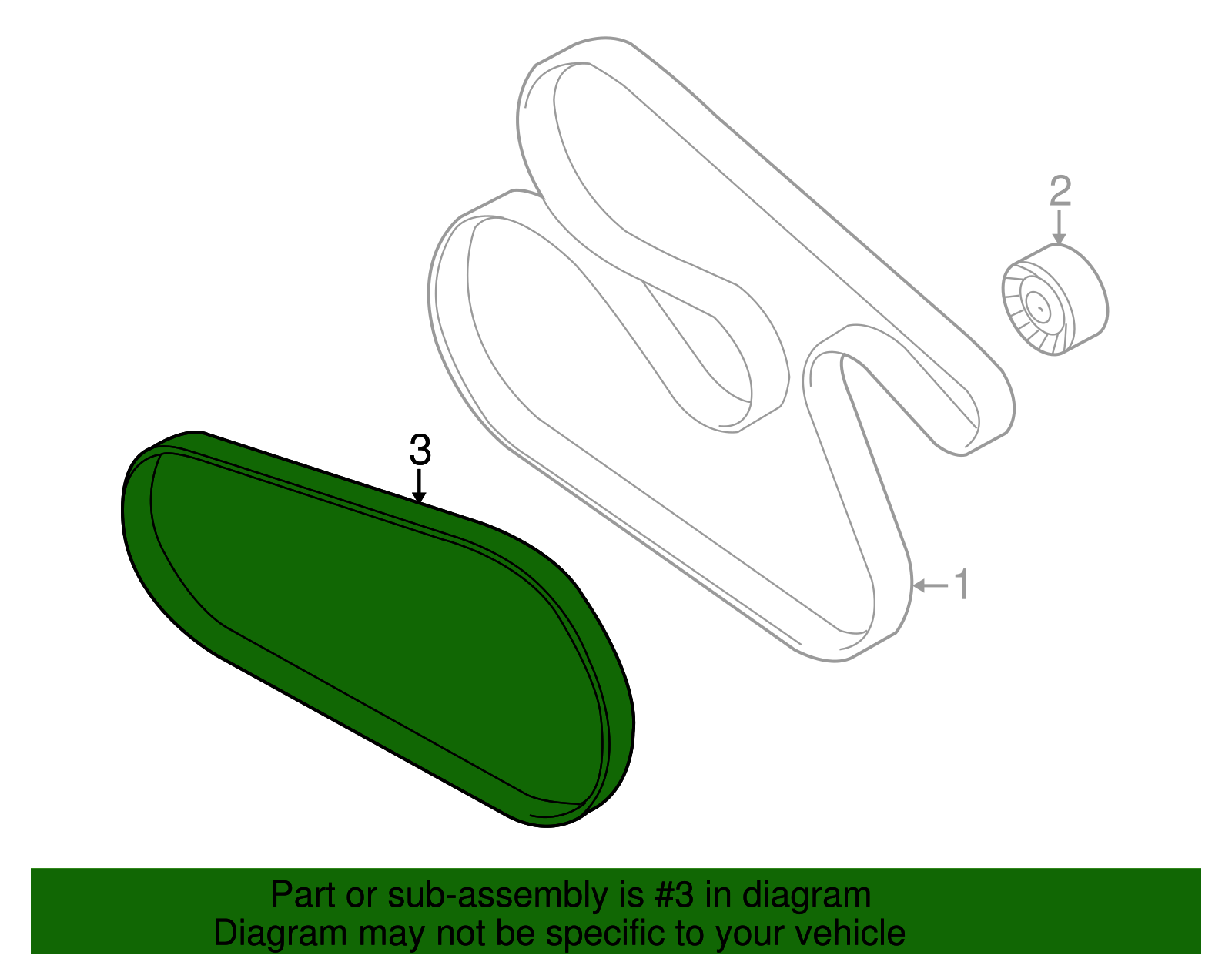 11287631826 - 2010-2015 BMW 760Li AC Belt (11-28-7-631-826) | BMW of ...