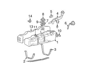 1998-2003 Ford Fuel Pump F81Z-9C407-AC | TascaParts.com