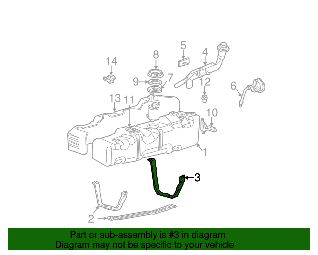 F81Z-9054-D 1999-2004 Ford Support Strap | Fairway Ford Parts