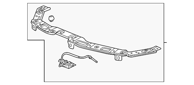 2021-2023 Chevrolet Trailblazer Front Bumper Fascia Center Support ...