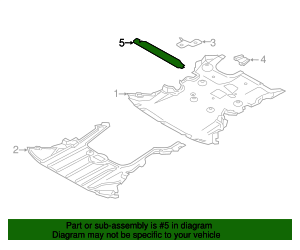 Genuine BMW 51-75-2-990-839 | Seal Strip | FREE Shipping on Most Orders ...