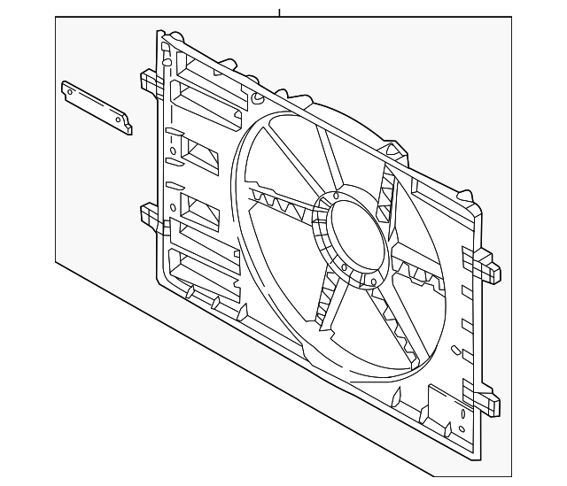 2016-2023 Audi Fan Shroud 5Q0-121-205-AN | Audi USA Parts