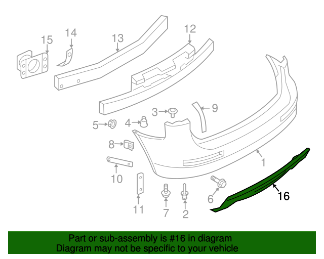 2016-2017 Infiniti QX50 Lower Cover 85064-5UB0A | INFINITI Parts ...