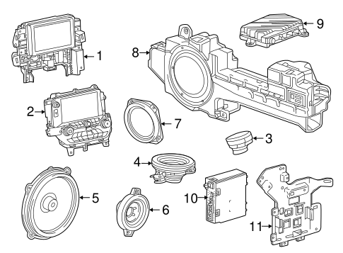 Sound System for 2019 Chevrolet Corvette | NewGMParts.com