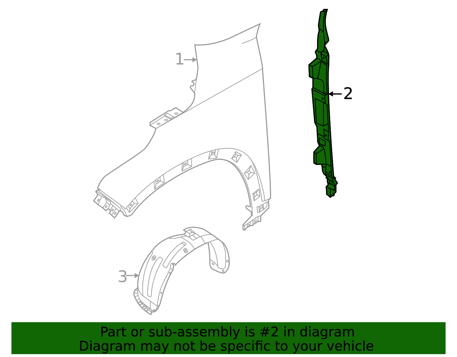 84116-Q5000 - Rear Seal 2021-2025 Kia Seltos | Kia.Parts Store