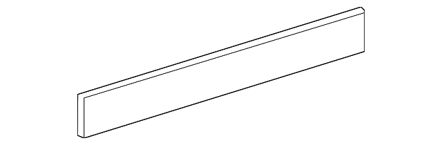 222-885-15-37 - Rocker Panel Molding Insulator 2014-2020 Mercedes-Benz ...