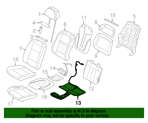 Genuine BMW 52-10-7-317-080 | Lumbar Support | FREE Shipping on Most ...