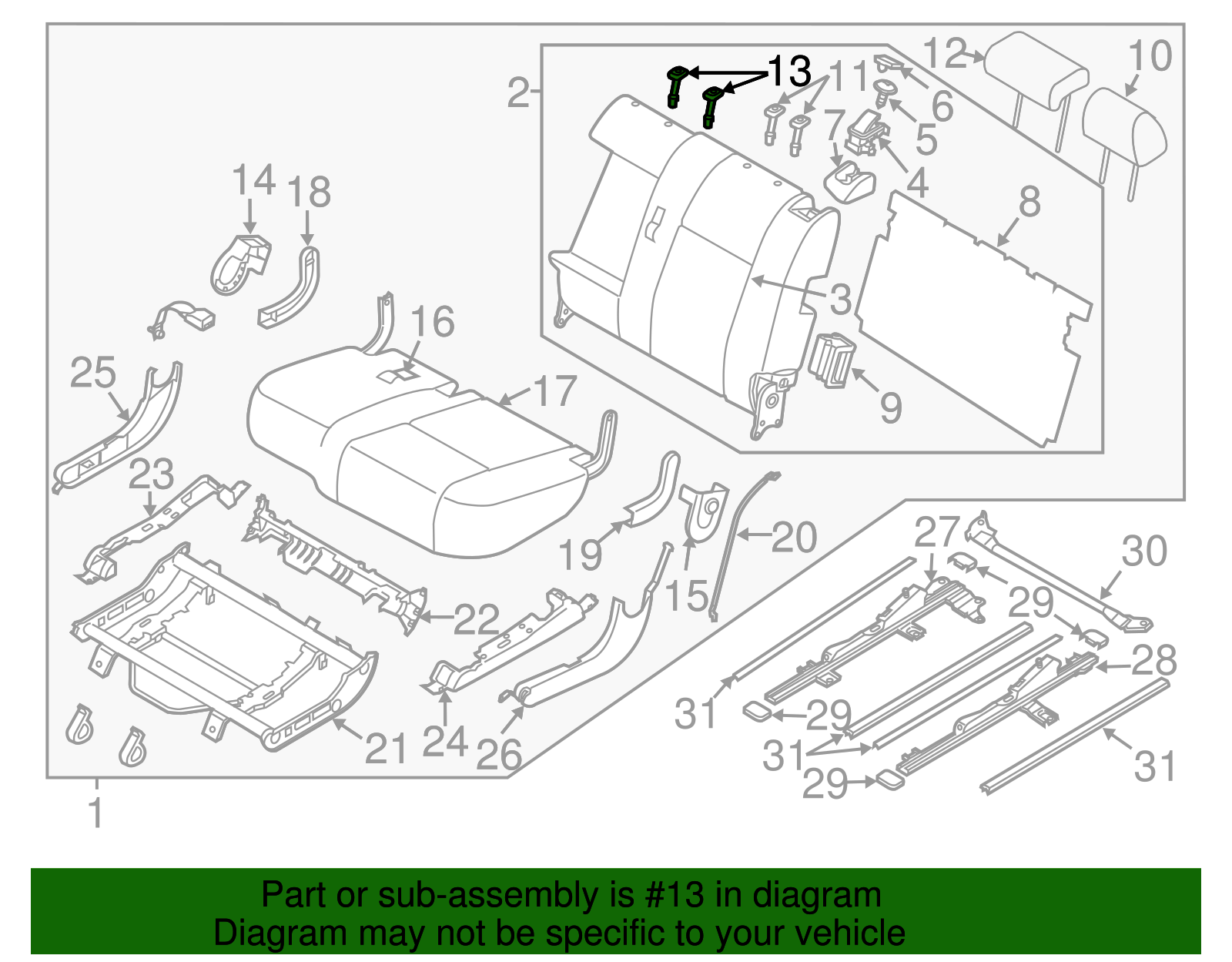 L530-88-1G9-02 - Headrest Guide 2013-2015 Mazda | Florida Mazda Parts