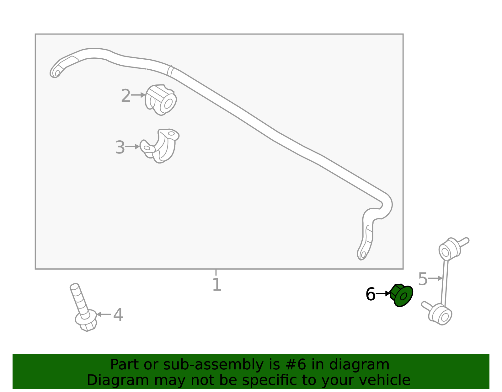 Genuine OEM Stabilizer Link Nut Part# 54559-1F000 Fits 2009-2025 ...