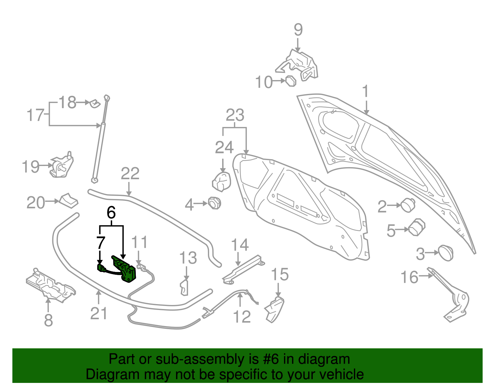 2006-2008 Audi Lock & Switch 8P0-823-509-D | OEM Parts Online