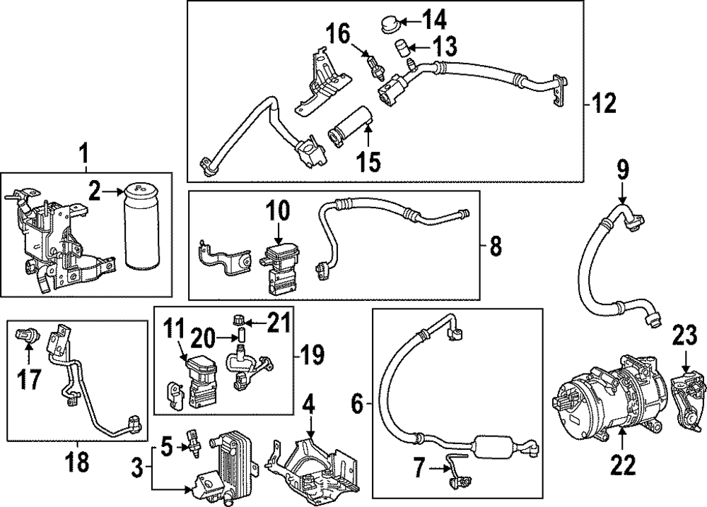 2023-2025 Toyota bZ4X Expansion Valve 88515-42151 | OEM Parts Online