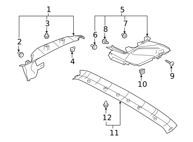 2019-2024 Subaru Upper Quarter Trim Retainer 909130275 | Subaru Parts Store