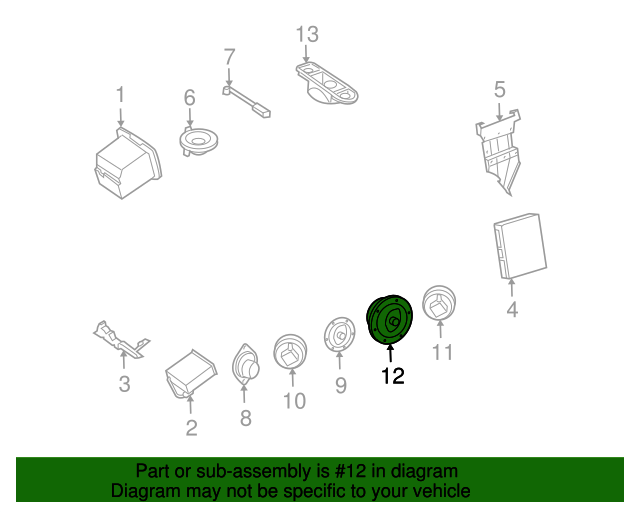 219-820-01-02 - Front Dr Speaker 2006-2011 Mercedes-Benz | Mercedes ...