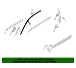 80A-837-643-G - Upper Molding 2018-2024 Audi | Audi OEM Parts