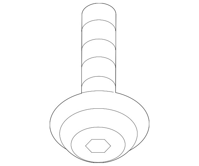 WHT-007-698 - Under Cover Mount Bolt 2019-2025 Audi | Audi OEM Parts