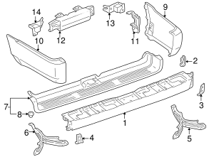 52159-35040 - Upper Plate - 1996-2002 Toyota 4Runner | Nucar Toyota of ...