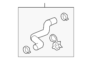 2018-2022 GM Radiator Inlet Hose 84129276 | GM Parts Center