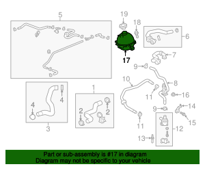 2016-2025 GM Radiator Surge Tank 23386455 GM | GMPartsDirect.com
