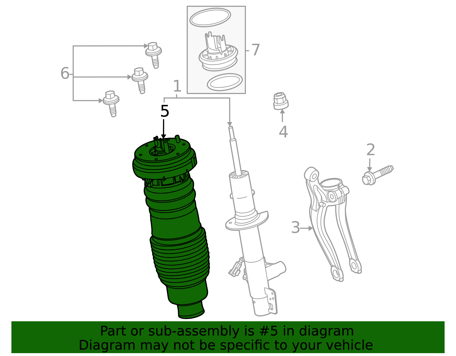 2020-2023 Lincoln Aviator Spring LC5Z-3C098-B | Ford OEM Parts Outlet