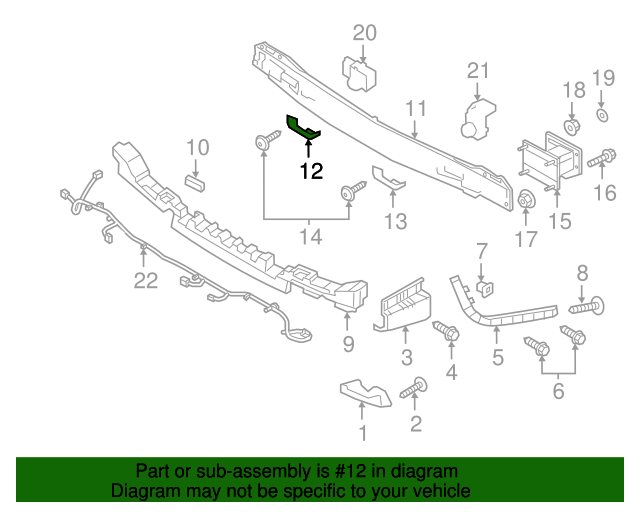2015-2018 Kia Sedona OEM NEW 15-18 Kia Sedona Left Outer Rear Beam ...