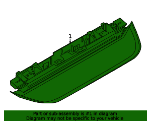 Genuine BMW 63-25-7-477-627 | High Mount Lamp | FREE Shipping on Most ...