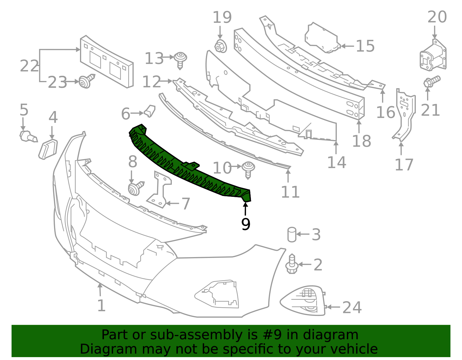 62240-4RA0A - 2016-2023 Nissan Maxima - Upper Retainer | Anicra Nissan ...