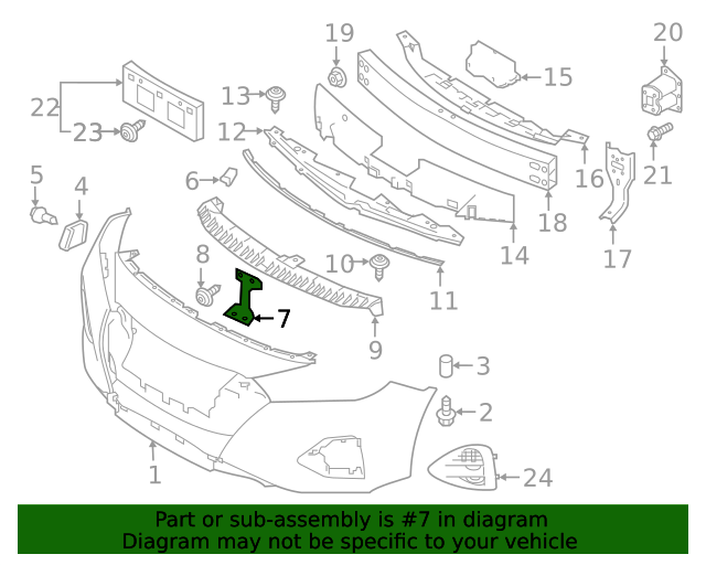 2016-2023 Nissan Maxima Stay Bracket 62296-4RA0A | OEM Parts Online