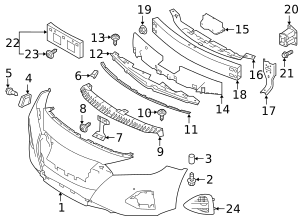 289A2-4RA0A - Center Bracket - 2016-2023 Nissan Maxima | Nissan OEM ...