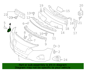 62220-4RA2A - Side Bracket 2016-2023 Nissan Maxima | Nissan Parts ...