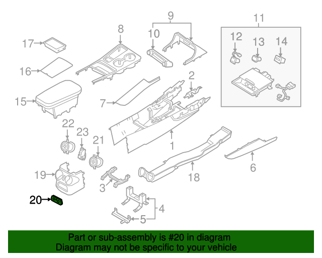 84642-J5000 - Bezel 2018-2021 Kia Stinger | Kia.Parts Store