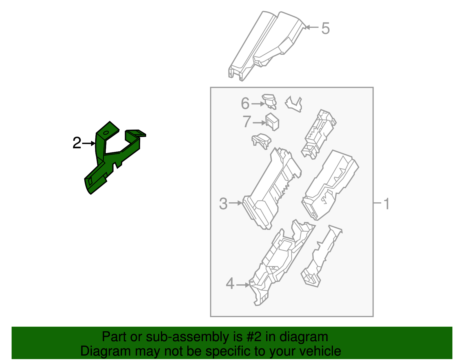 2013-2018 Nissan Altima Fuse & Relay Box Bracket 24239-3TA1A | CMA's ...