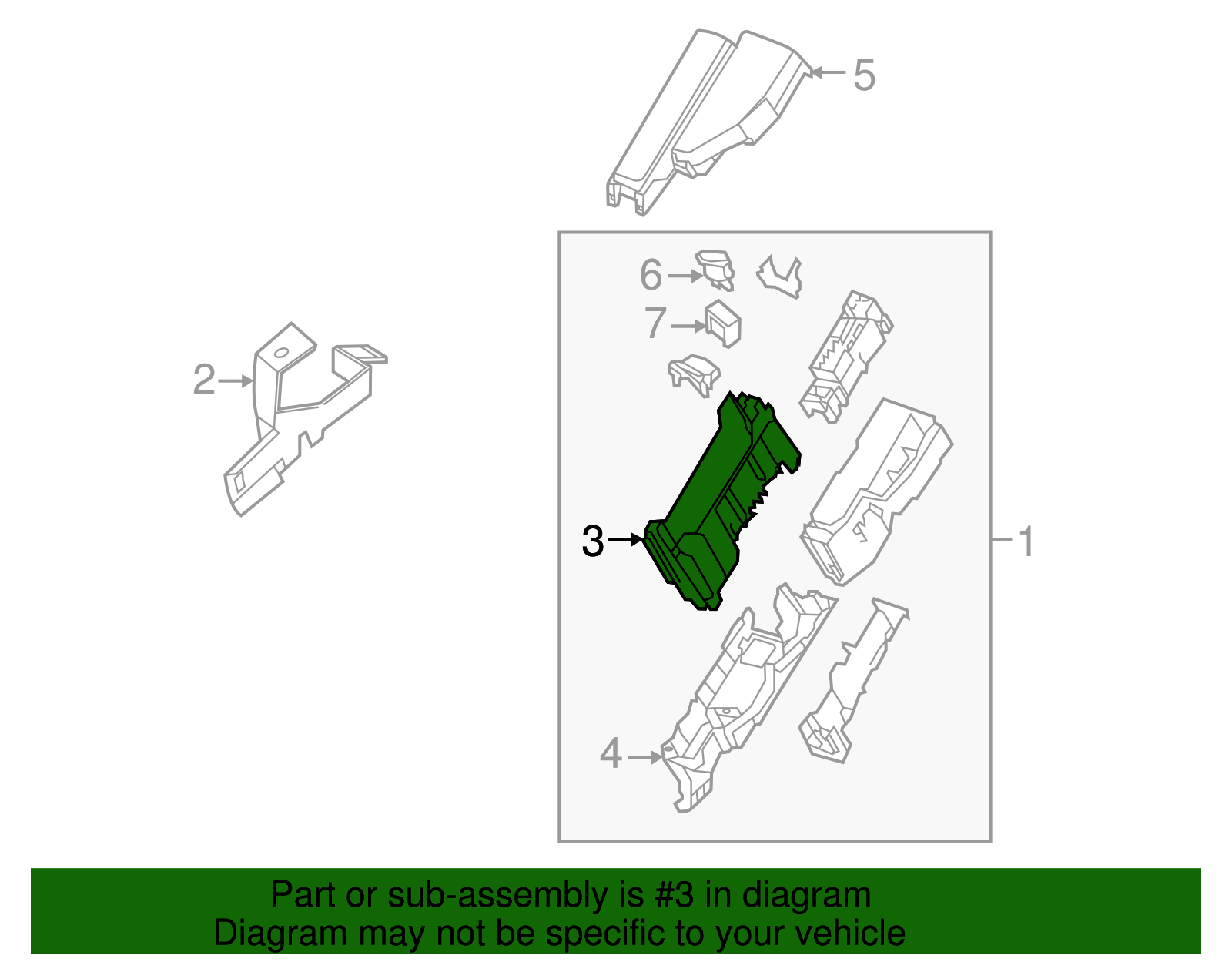 2013-2024 Nissan Fuse & Relay Box 24383-3JA0A | OEM Parts Online
