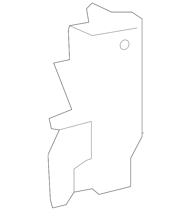 52143-02050 - Radiator Support Side Panel Bracket - 2016-2023 Toyota ...