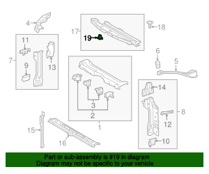 90189-06237 - Rocker Molding Grommet - 2012-2021 Toyota | OEM Genuine Parts