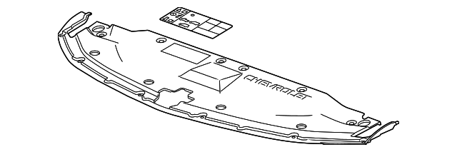 2015-2020 Chevrolet Front Compartment Front Sight Shield 84295007 GM ...