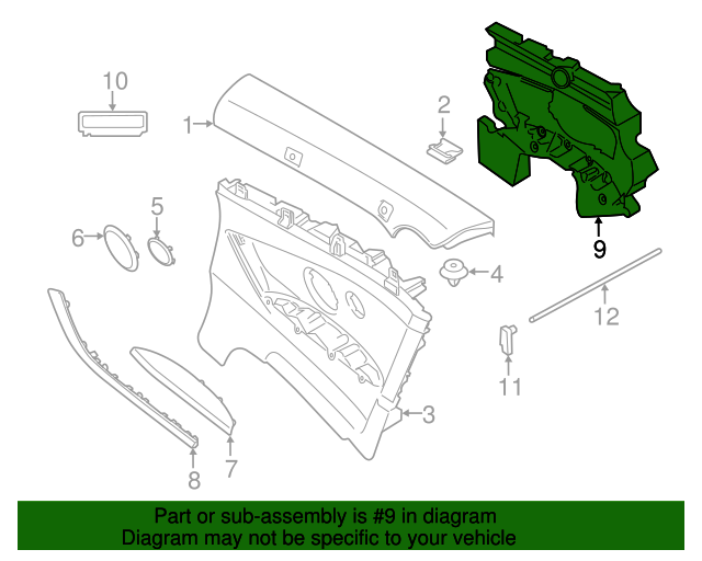 Genuine BMW 51-48-7-299-174 | Insulator Pad | FREE Shipping on Most ...