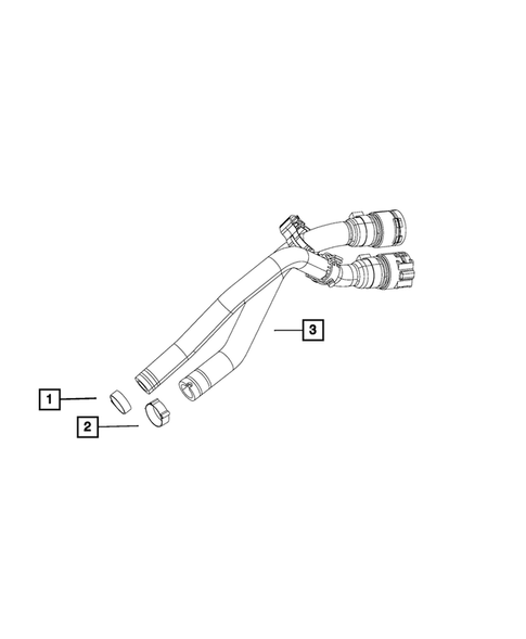 Air Conditioner and Heater Plumbing for 2018 Fiat 500L | Mopar eStore