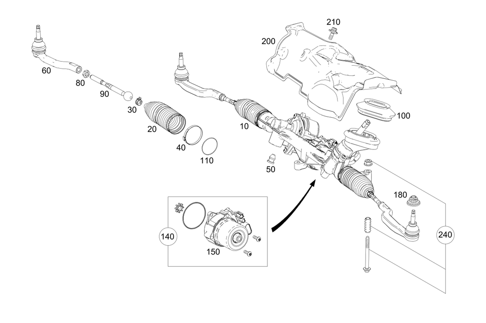 2474607201 - Power Steering | World Mercedes-Benz Parts