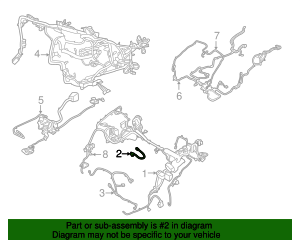 BM5Z-9D930-A - Wire Harness 2013-2014 Ford Fusion | Ford OEM Parts Direct