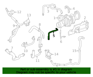 177-090-74-00 - Turbocharger Oil Line 2016-2023 Mercedes-Benz ...
