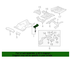 65513-SNA-A00ZZ - Stiffener 2006-2011 Honda Civic | Honda Parts Online
