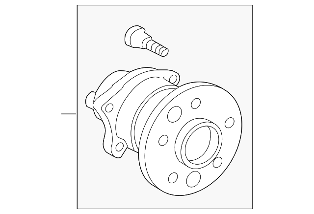 42460-0T010 - Hub & Bearing Assembly - 2009-2015 Toyota Venza | Nucar ...