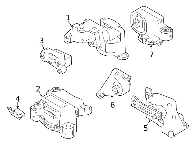 2019-2023 Nissan Altima Side Mount 11210-6CA0A | OEM Parts Online