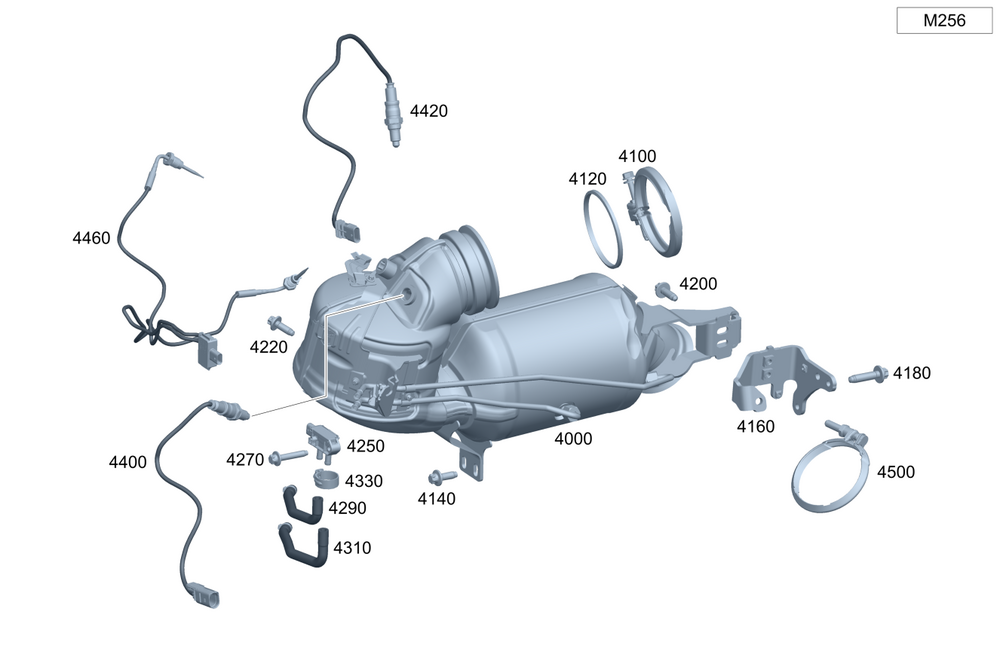 465-490-63-02 - Exhaust System 2002-2025 Mercedes-Benz | Mercedes-Benz ...