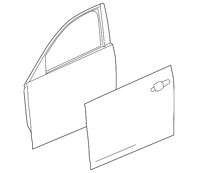 2020-2021 Cadillac CT4 Door Shell 84862361 | GMPartsDirect.com