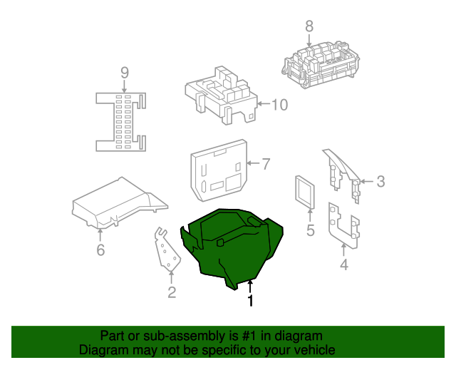 221-540-02-24 - Housing 2007-2014 Mercedes-Benz | Mercedes-Benz USA Parts