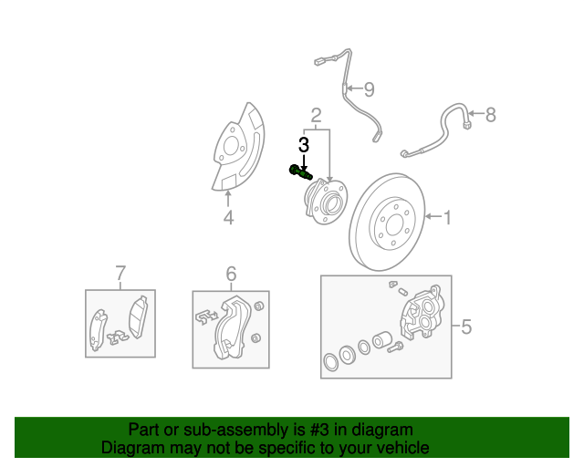 1999-2022 GM Multi-Purpose Stud 11588811 GM | GMPartsDirect.com