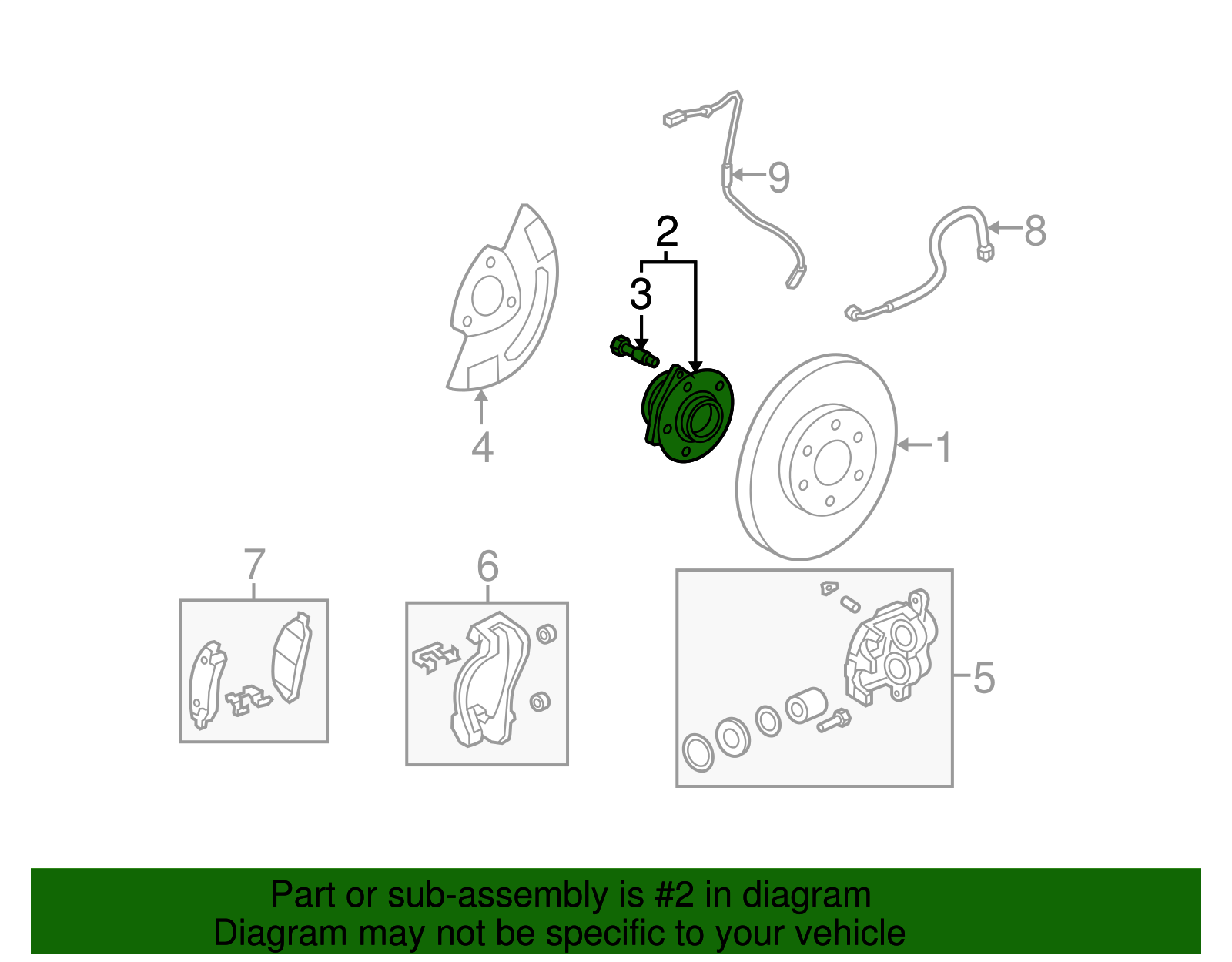 19434718 - Hub & Bearing 2007-2017 GM | GM Parts Warehouse